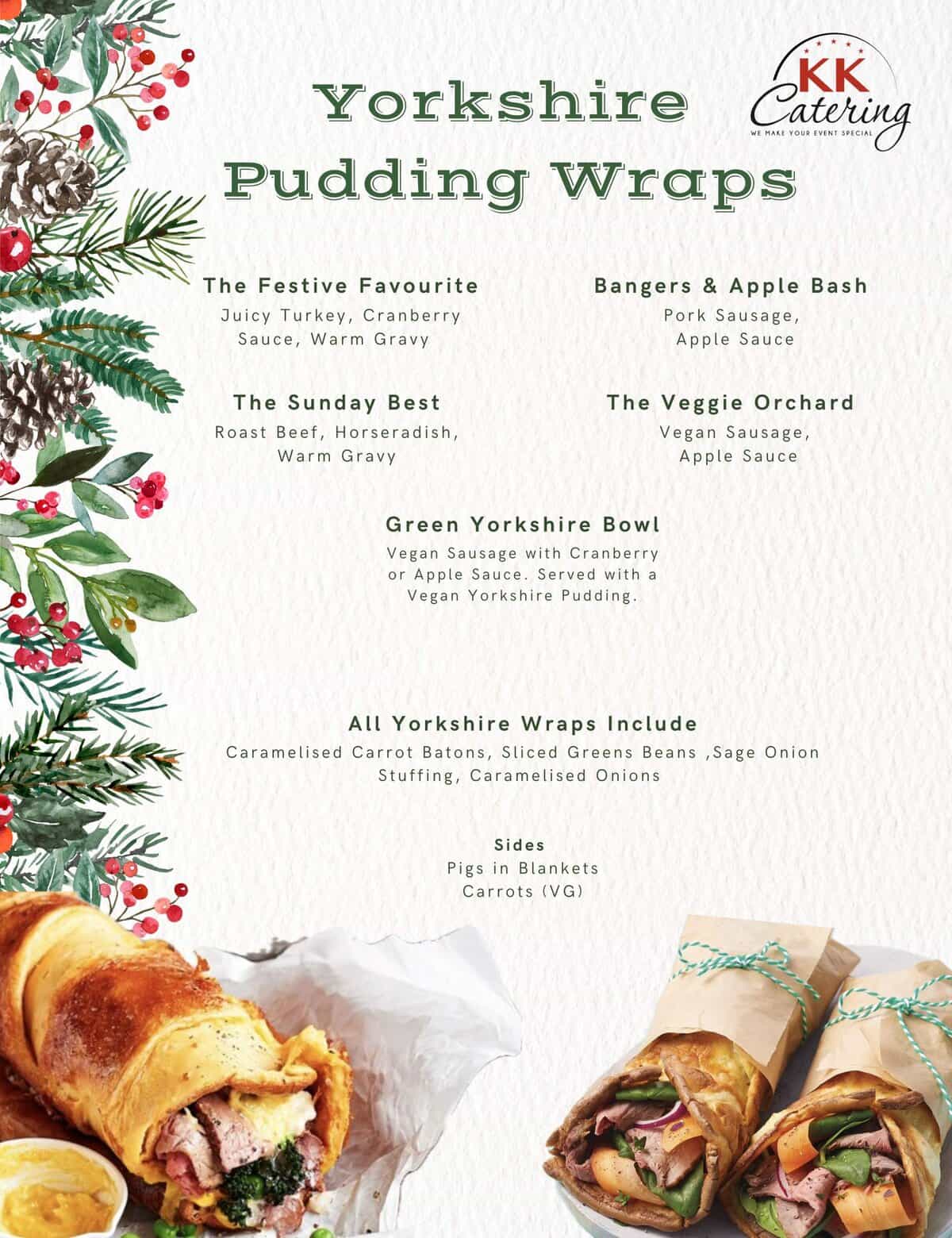 Christmas Catering Menus - KK Catering
